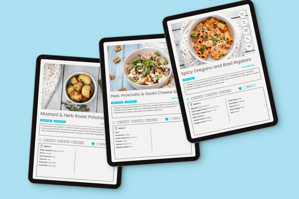 Unbranded Client Recipe Packs